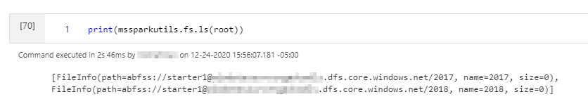 How To Recurse Data Lake Folders With Synapse Spark Pools Raki Rahman